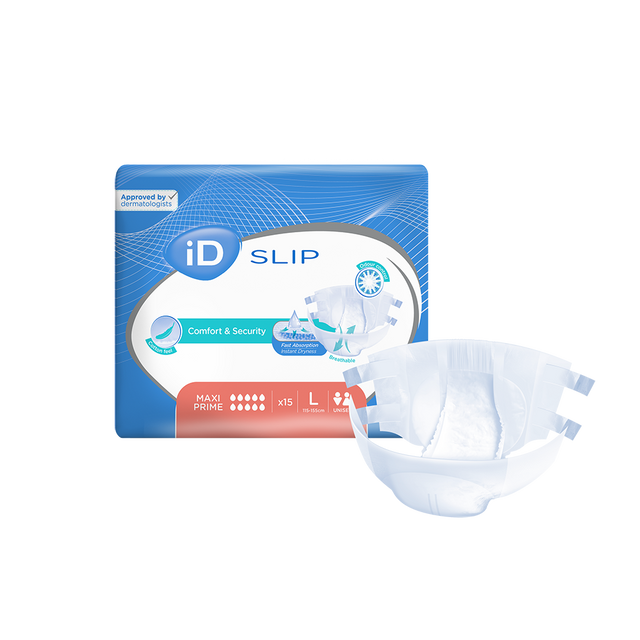 iD Expert Slip Maxi Prime Adult Diapers – Pack of 15 – Homecare Medical ...