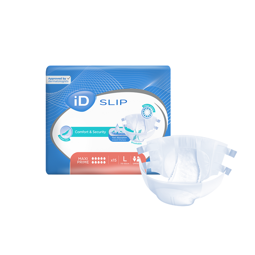 iD Expert Slip Maxi Prime Adult Diapers – Pack of 15 – Homecare Medical ...