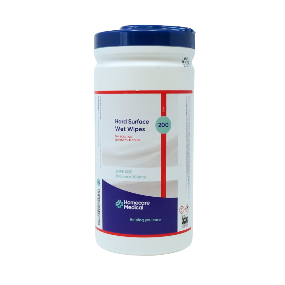 Hard Surface Wipes – Pack of 200 – Homecare Medical Shop