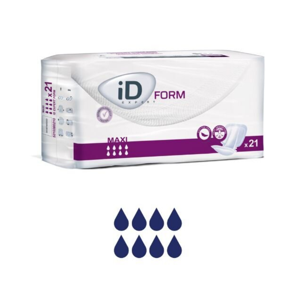 Homecare Medical | iD Expert Form - Large Shaped Pads Maxi – Homecare ...