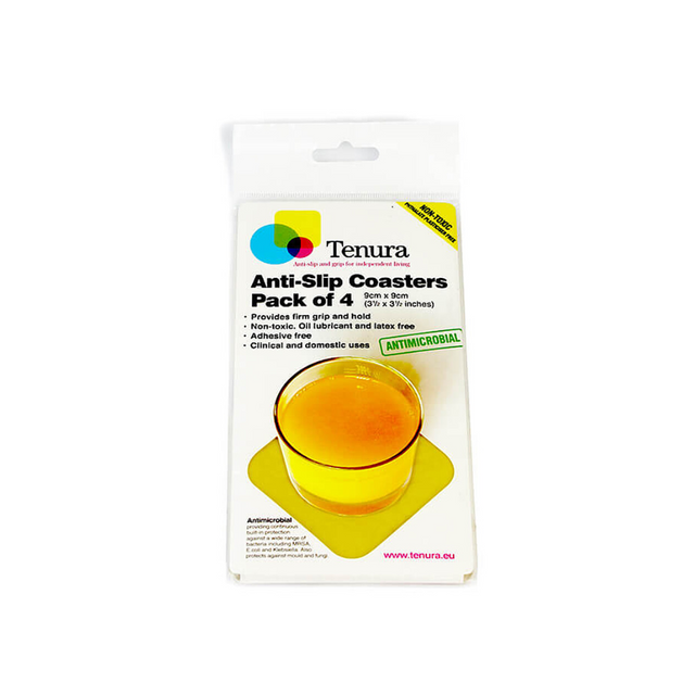 Tenura Non-Slip Square Coasters – Homecare Medical Shop